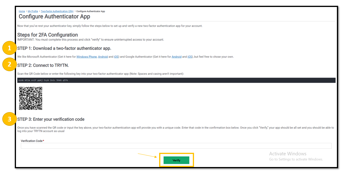Account Security: Managing Two-Factor Authentication for Your Profile ...
